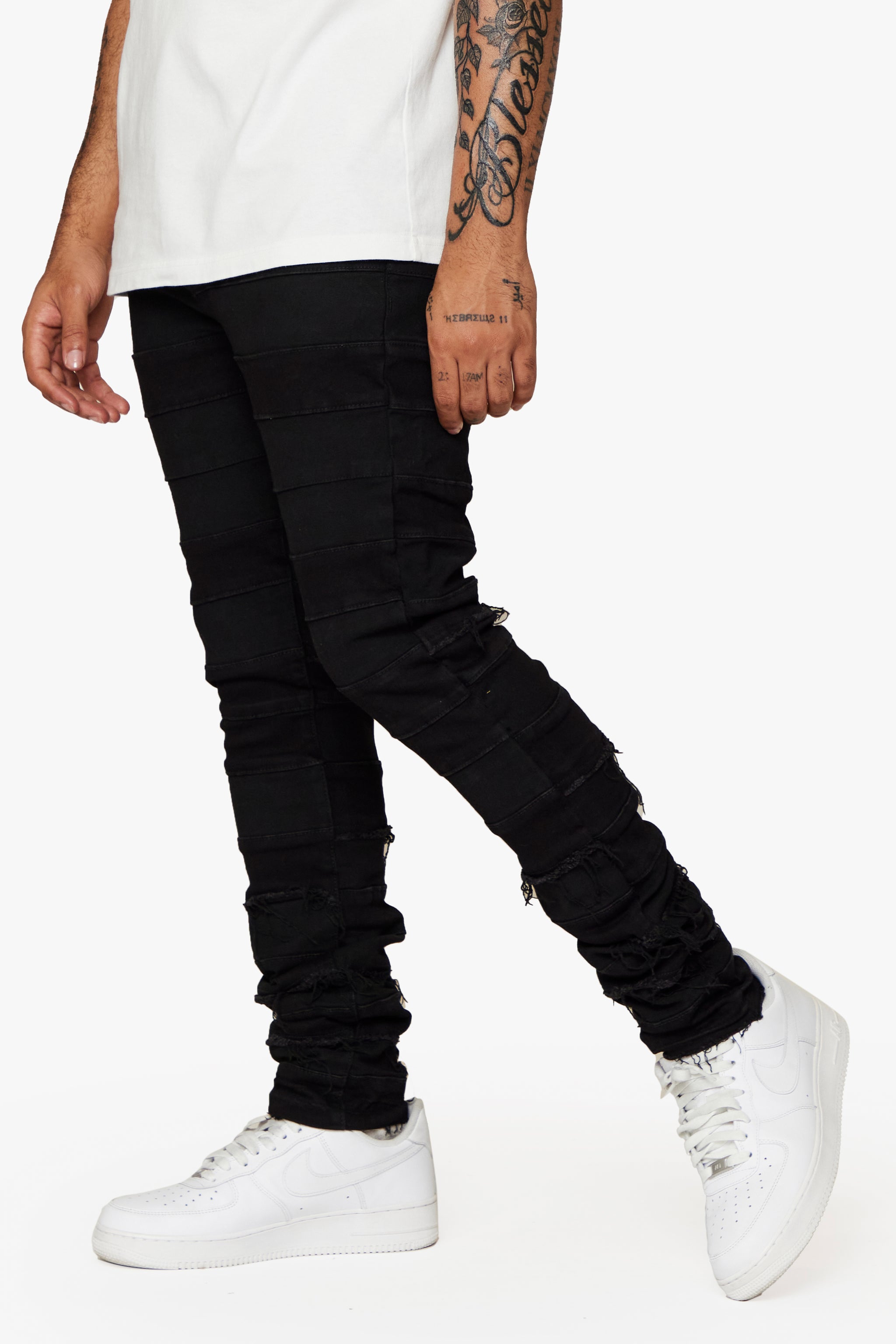 ESNTL LAB JEANS "REPLICA" BLACK